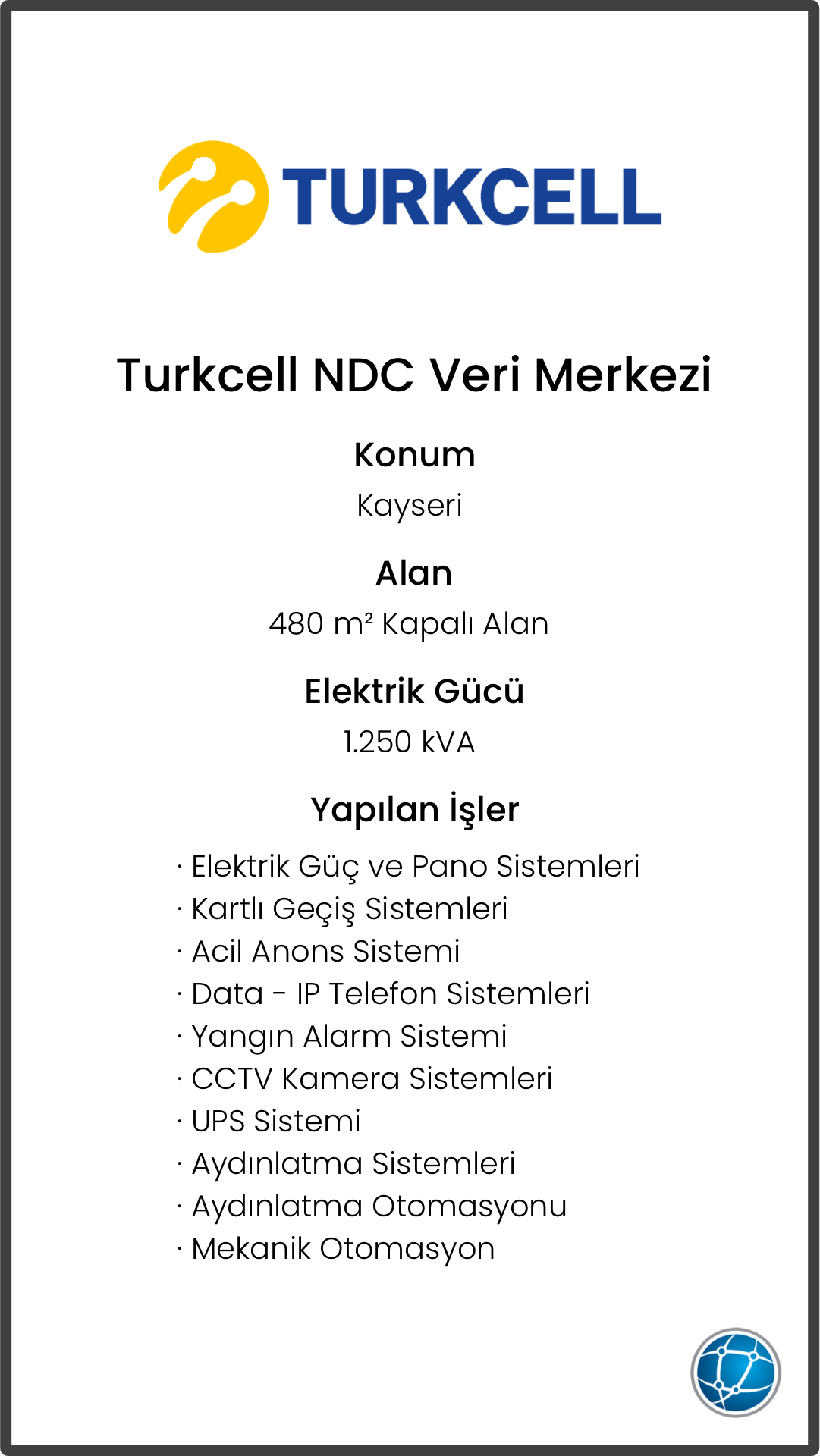 Turkcell NDC - ERM Mühendislik